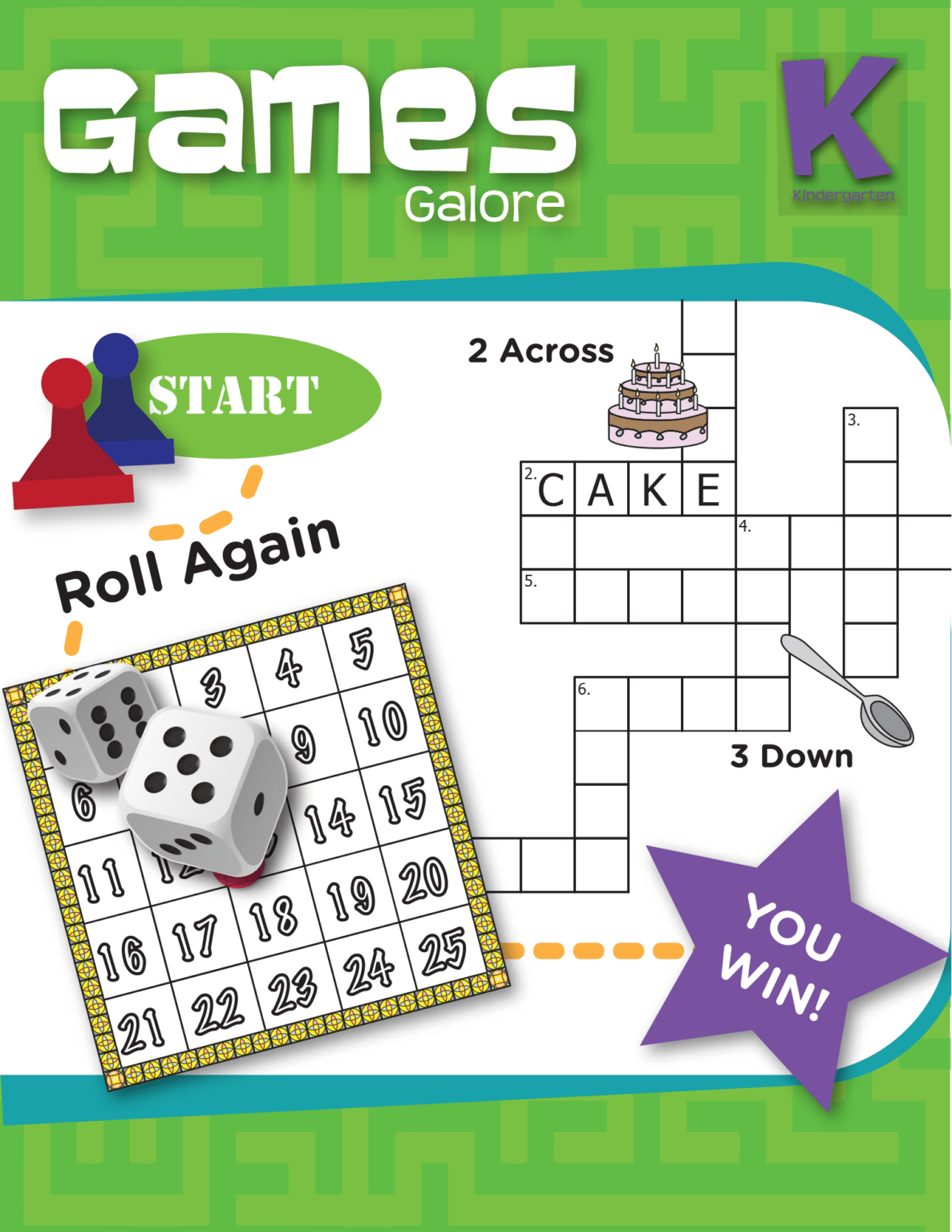 Games Galore Kindergarten Workbook - English library