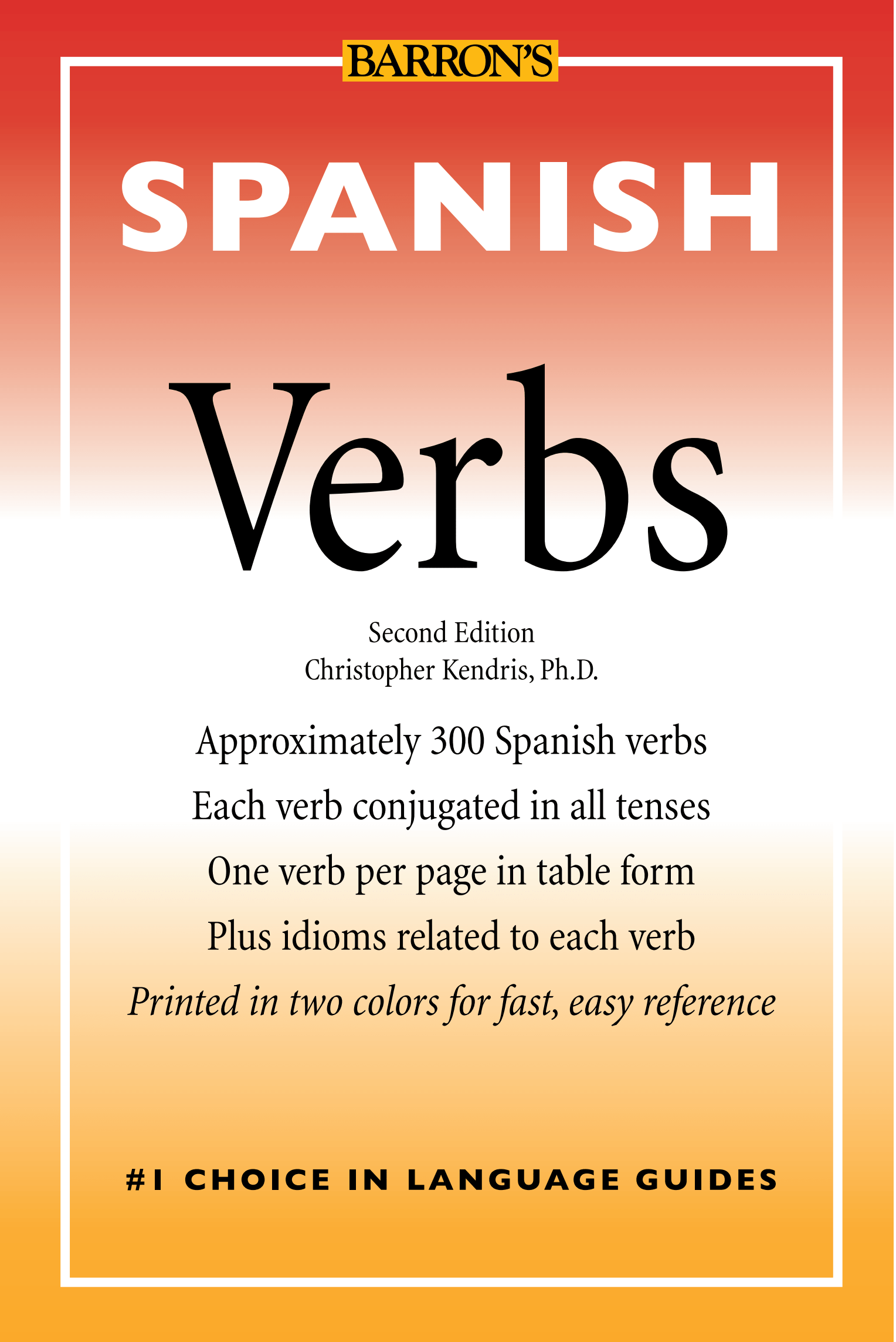 Spanish Verbs Second Edition Book - English library