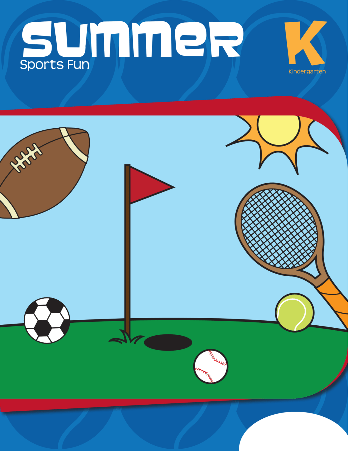 Summer Sports Fun Kindergarten Workbook - English library